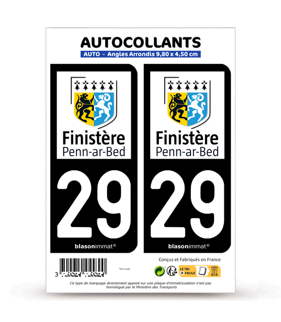 Autocollant Plaque Immatriculation Personnalisee